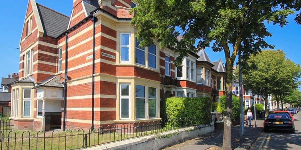 4 bed student house to let Marlborough Road, Plasnewydd, Cardiff, CF23 ...